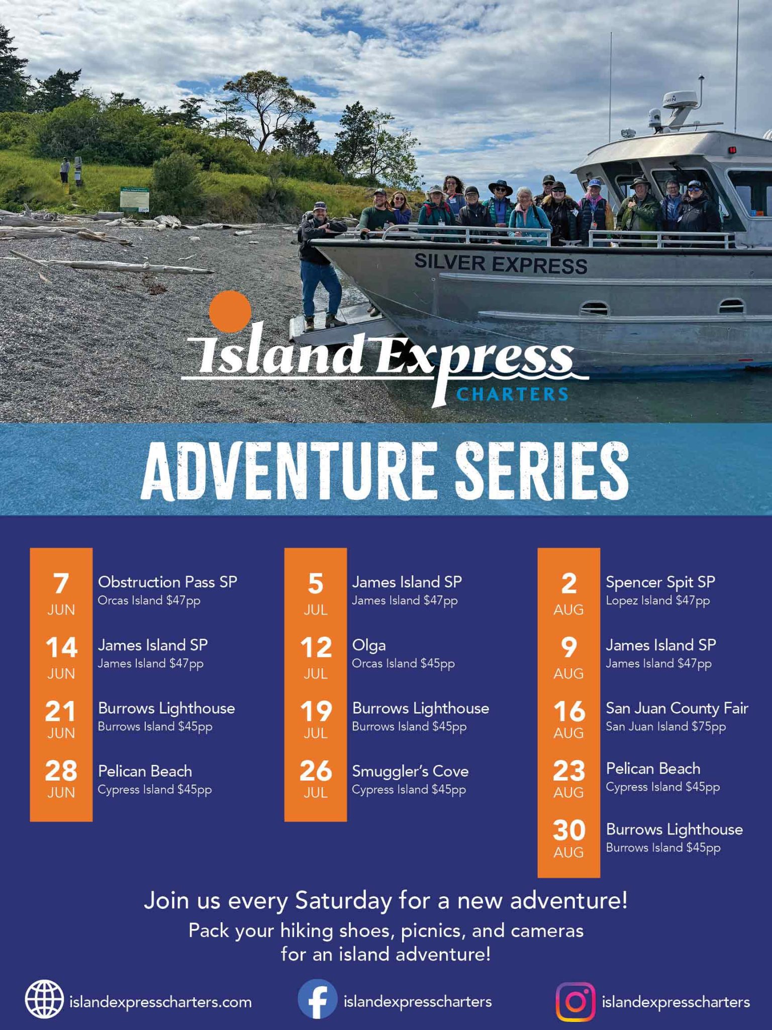 Island Express Charters | San Juan Islands Transportation